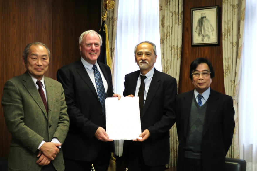 MIT Professor Andrew J. Whittle pays a courtesy visit to President ...