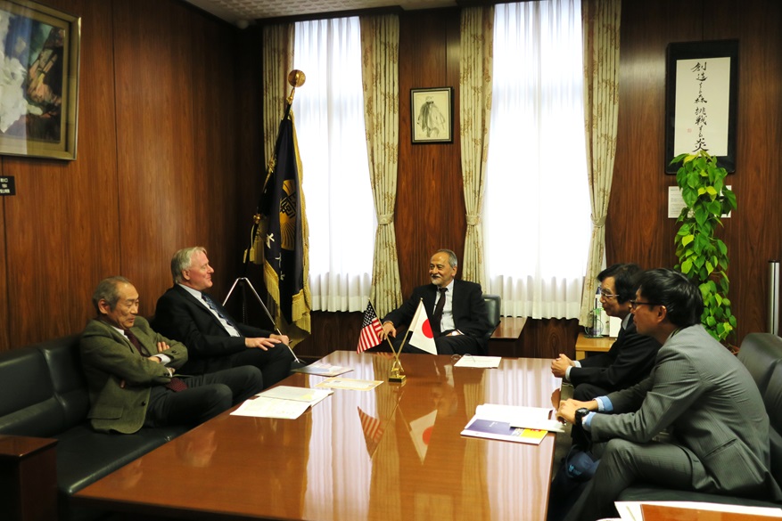 MIT Professor Andrew J. Whittle pays a courtesy visit to President ...